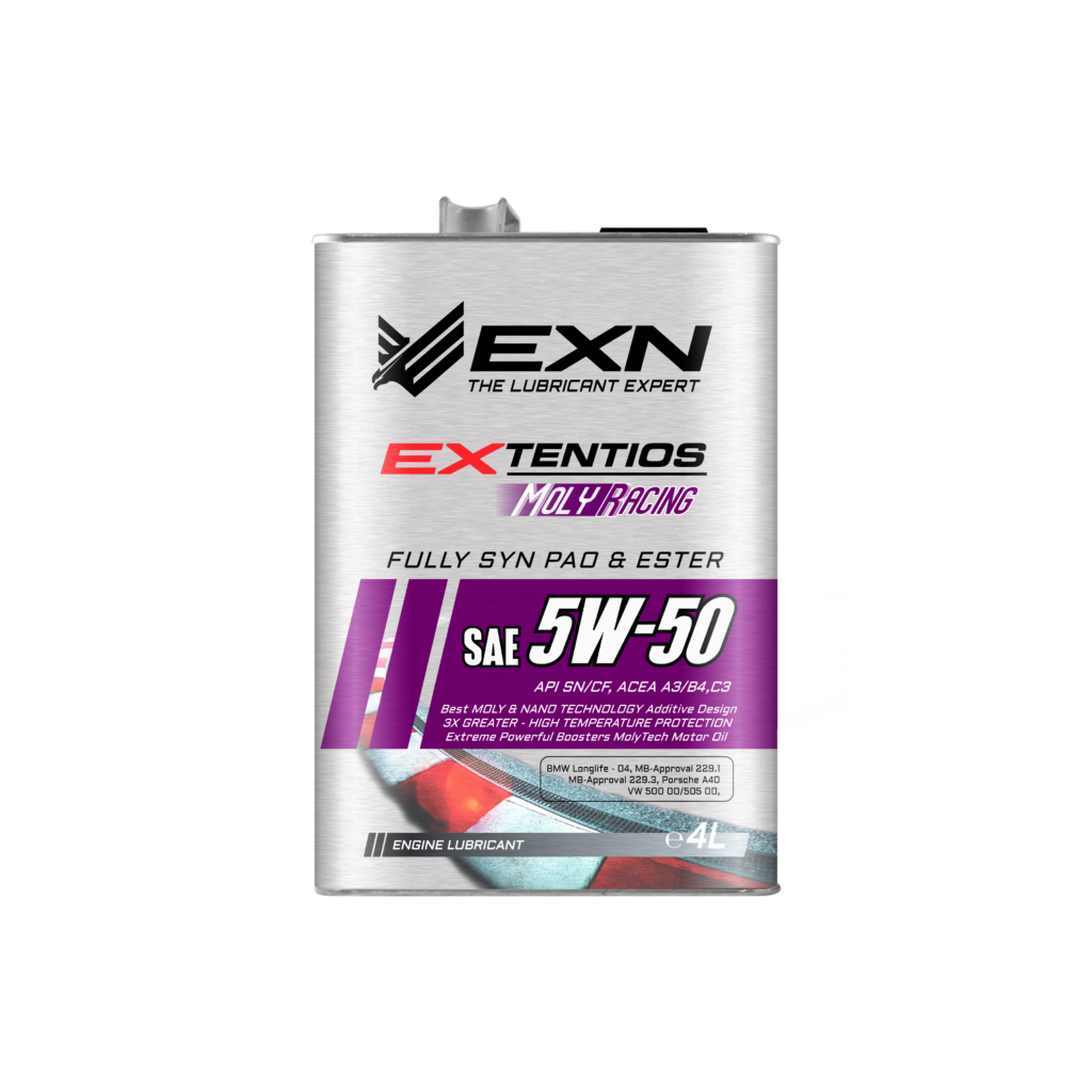 EXN - EXTENTIOS MOLYRACING SAE 5W50 4L - Lufi Malaysia