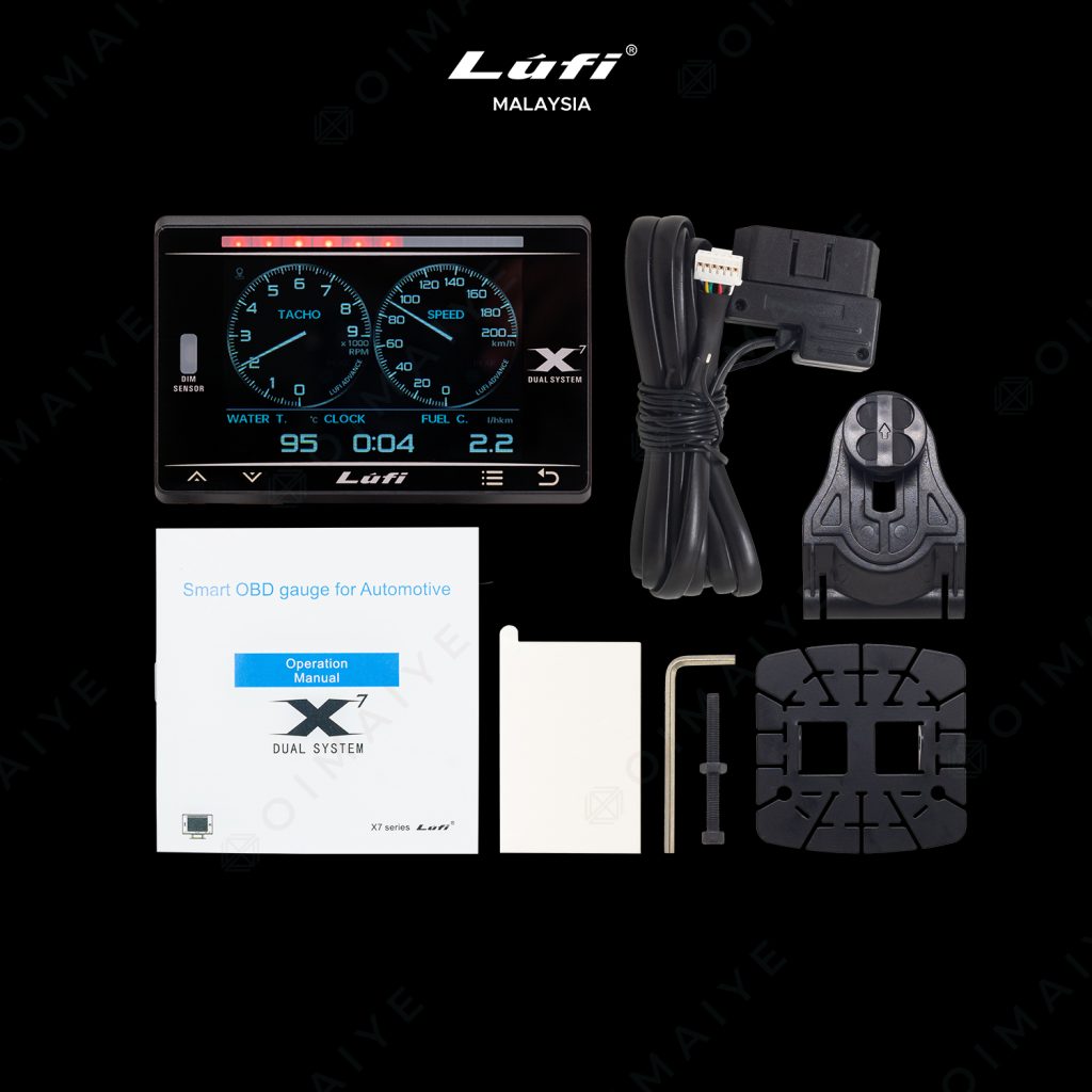 LUFI X7 Revolution OBD2 Meter Gauge (Pre-Order) - Lufi Malaysia